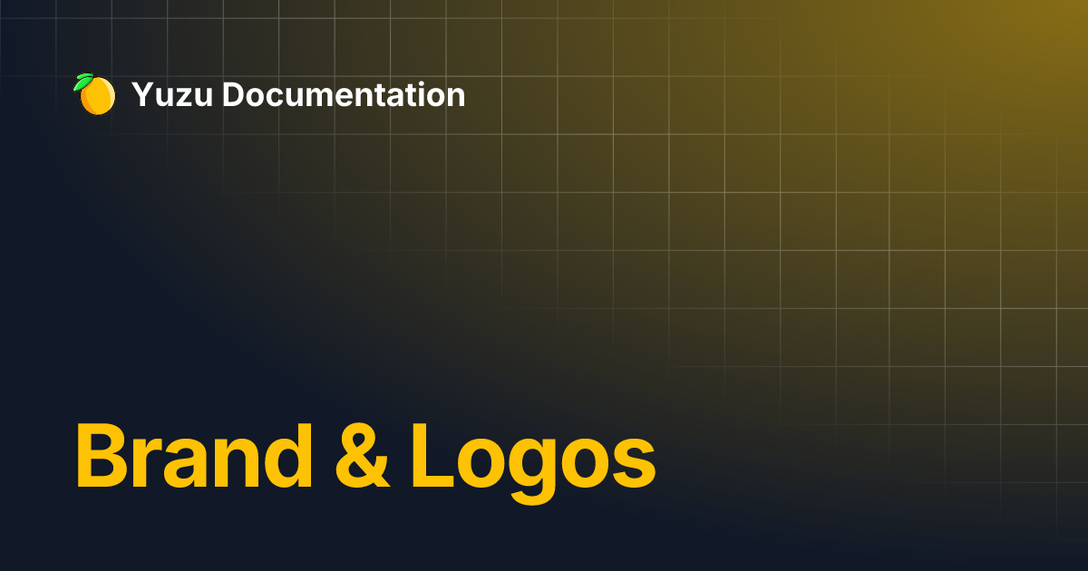 Brand & Logos | Yuzu Documentation